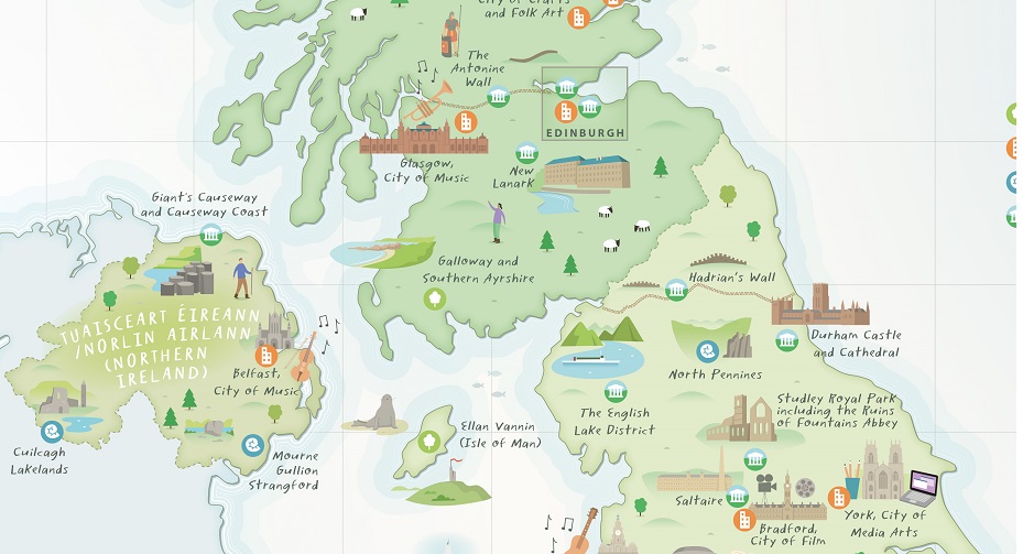 UNESCO UK IOM sites map - Biosphere